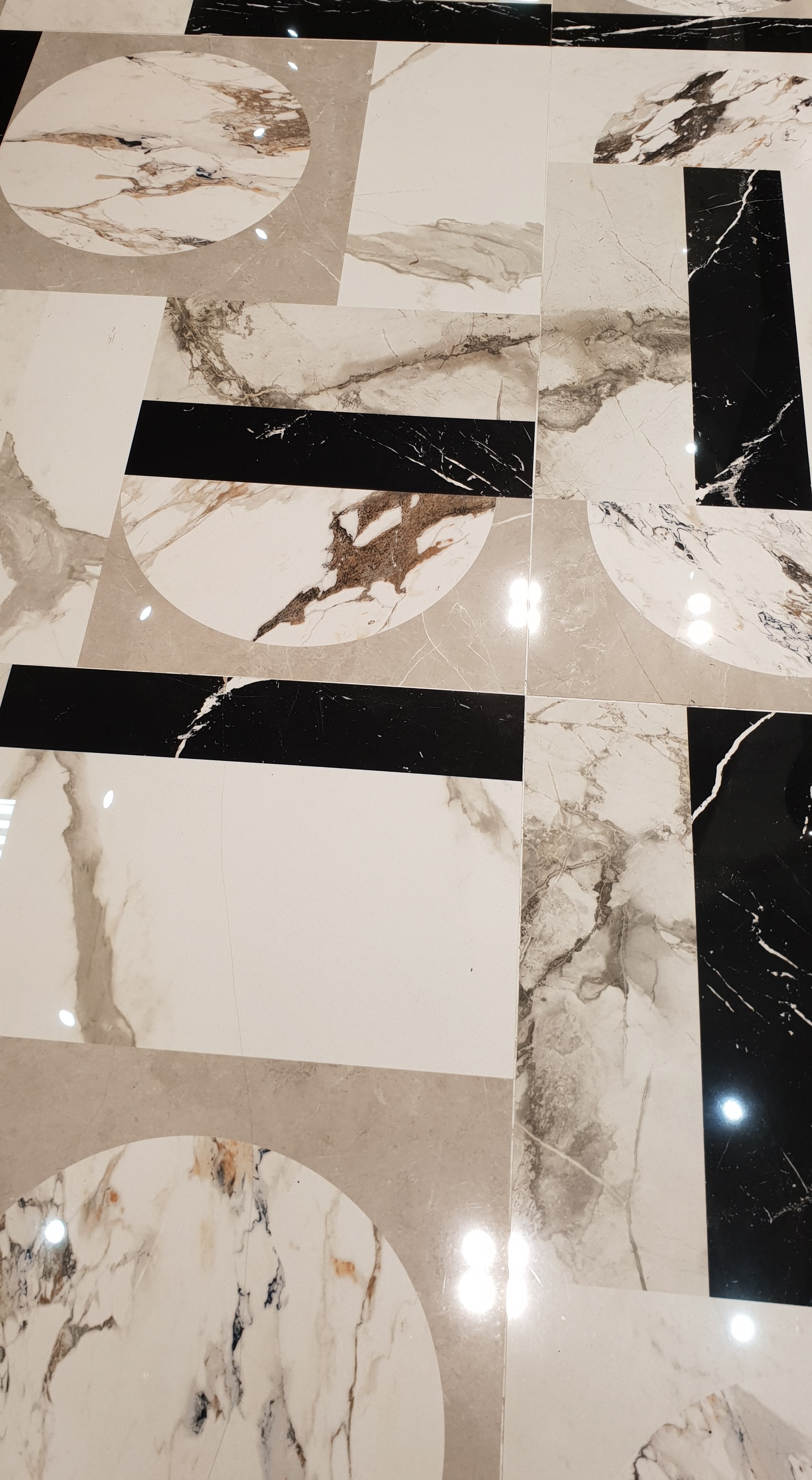 Overview of Cersaie 2018 Ceramic Tile Exhibition. Bologna, Italy