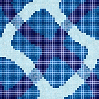 Mosaic tile, designer, sky blue 97x97 (Italy). Reviews. Samples to the ...