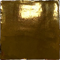 Yellow tiles, zellige, gold and precious metals, crackle glaze effect ...