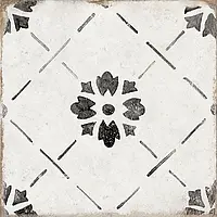 Black & white tiles, faux encaustic tiles effect 20x20 (Italy). Reviews ...