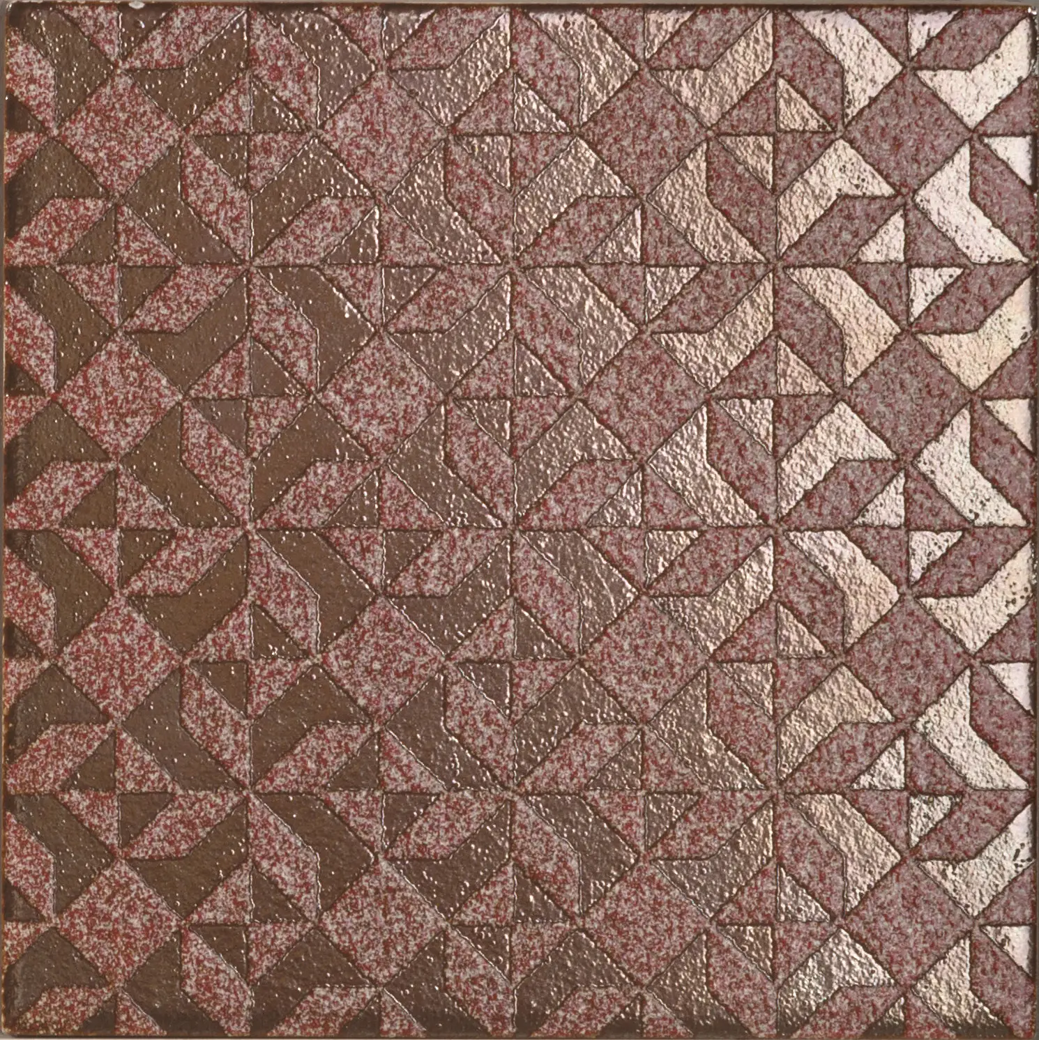 Ceramic Tiles. Color red, tile patterns geometry