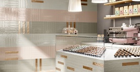 Victory Tiles by Elios Ceramica. Color sky blue and navy blue