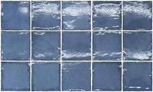 Navy blue tiles, zellige 10x10 (Spain). Reviews. Samples to the USA in 48h