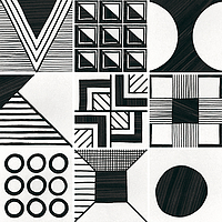 Black & white tiles, patchwork 20x20 (Spain). Reviews. Samples to the ...