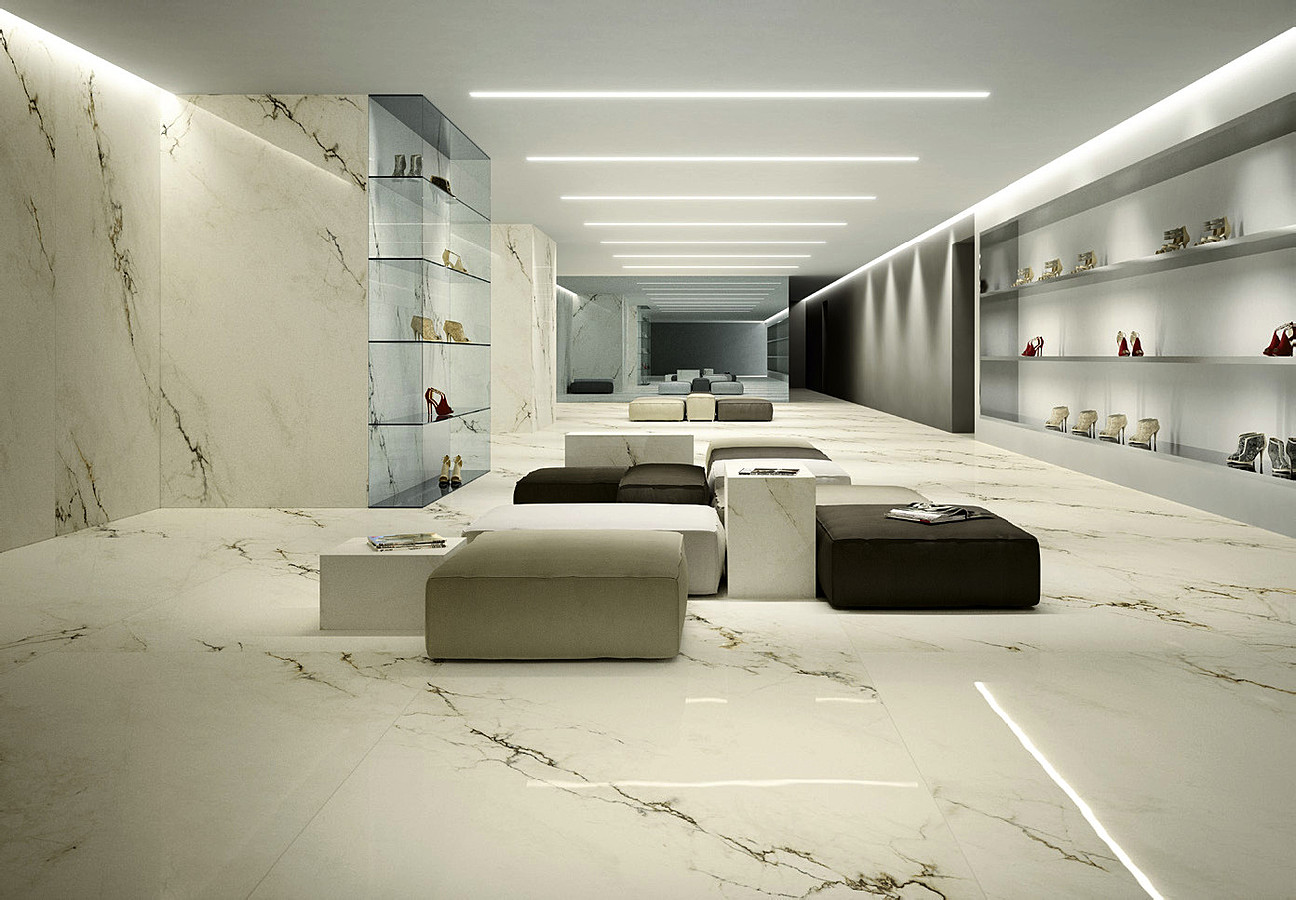 Grès cérame Imperial White de Graniti Fiandre. Tile.Expert ...
