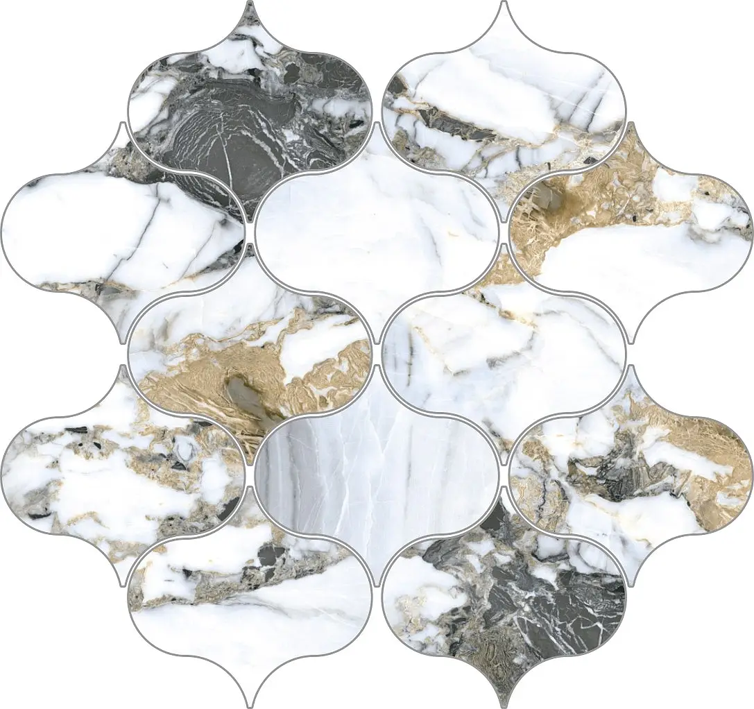 Mosaic tile, other marbles effect, multicolor 29x30 (Spain). Reviews ...