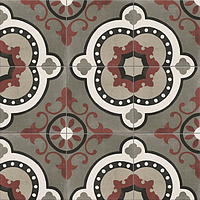 Brown tiles, faux encaustic tiles effect 20x20 (Spain). Reviews ...