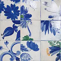 Fliesen blau, patchwork 20x20 (Spanien). Bewertungen. Muster nach ...