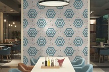 Hex Geo Patterns Tiles by Onix Mosaico. Discontinued