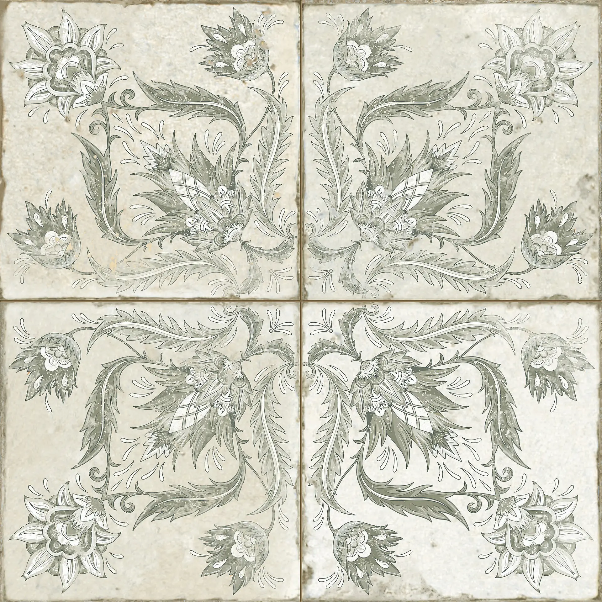 Gray tiles, designer 45x45 (Spain). Reviews. Samples to the USA in 48h
