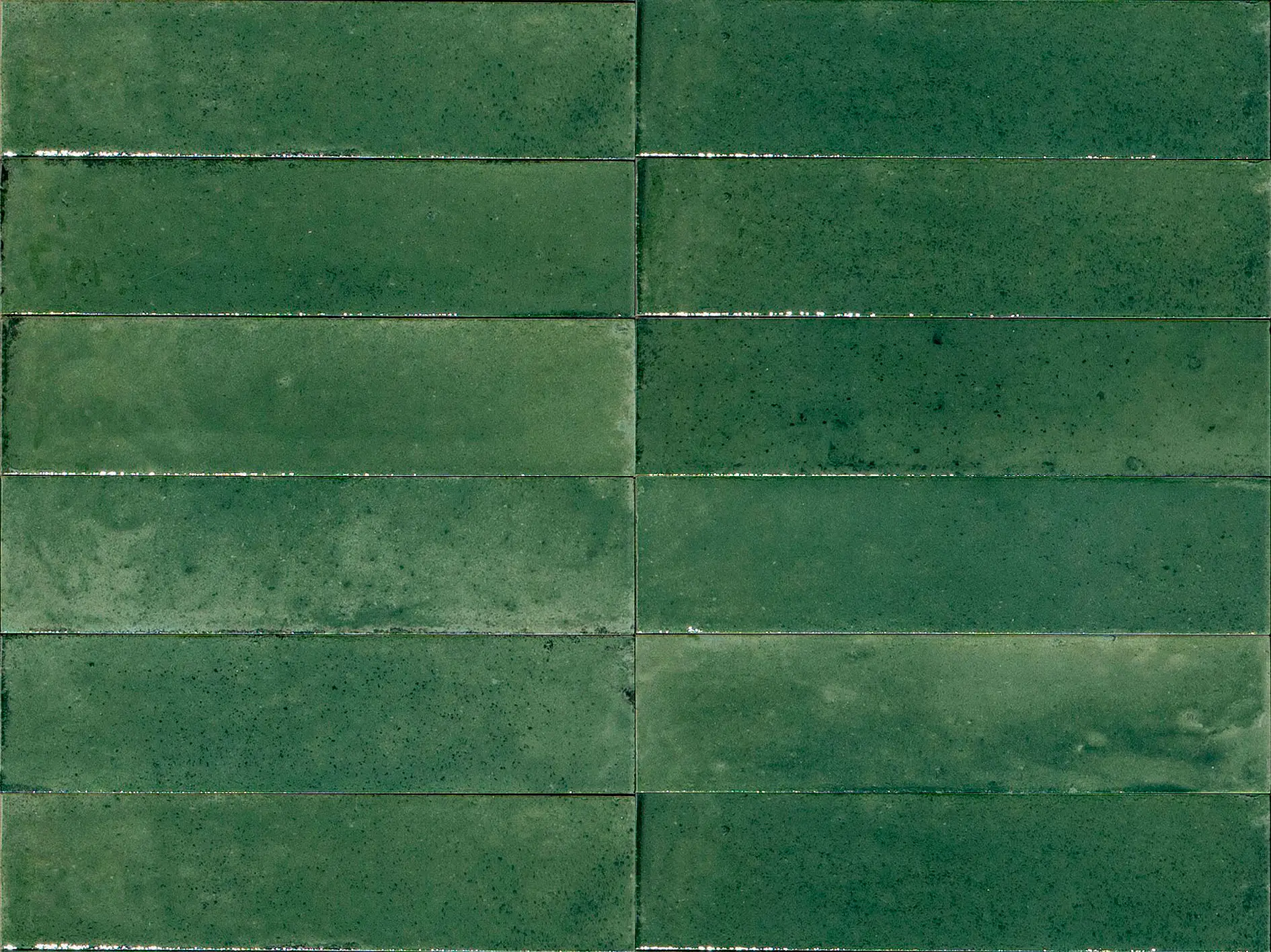 Green tiles, zellige 6x24 (Italy). Reviews. Samples to the USA in 48h