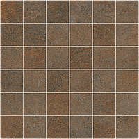 Mosaic tile, metal effect, brown 30x30 (Italy)