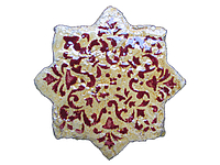 Decorative piece, handmade, terracotta effect, multicolor 15x15 (Italy ...