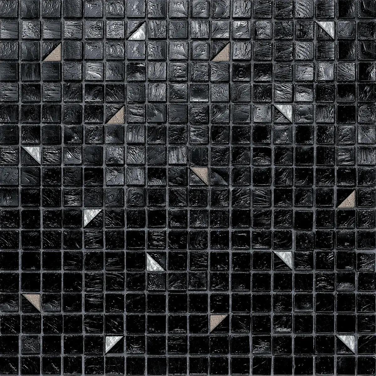 Mosaic tile, black 30x30 (Italy). Reviews. Samples to the USA in 48h
