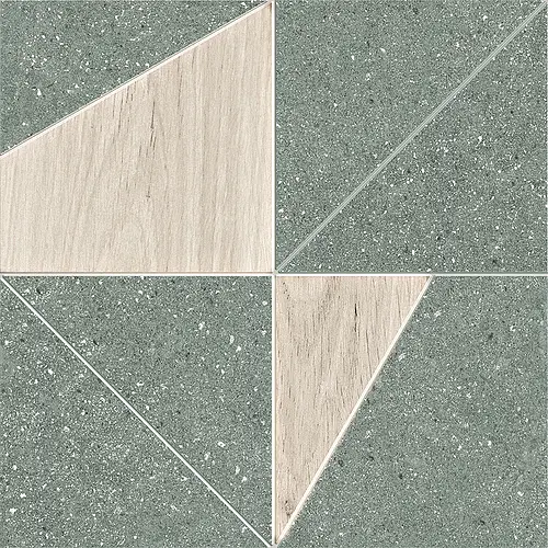 Azulejos de cerâmica. Efeito madeira e parquet, cor verde, utilização pisos